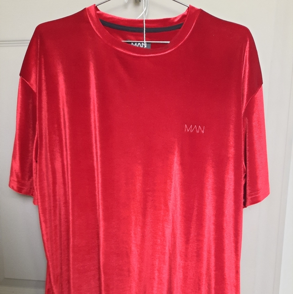 Boohoo | Shirts | Mens Red Top | Poshmark